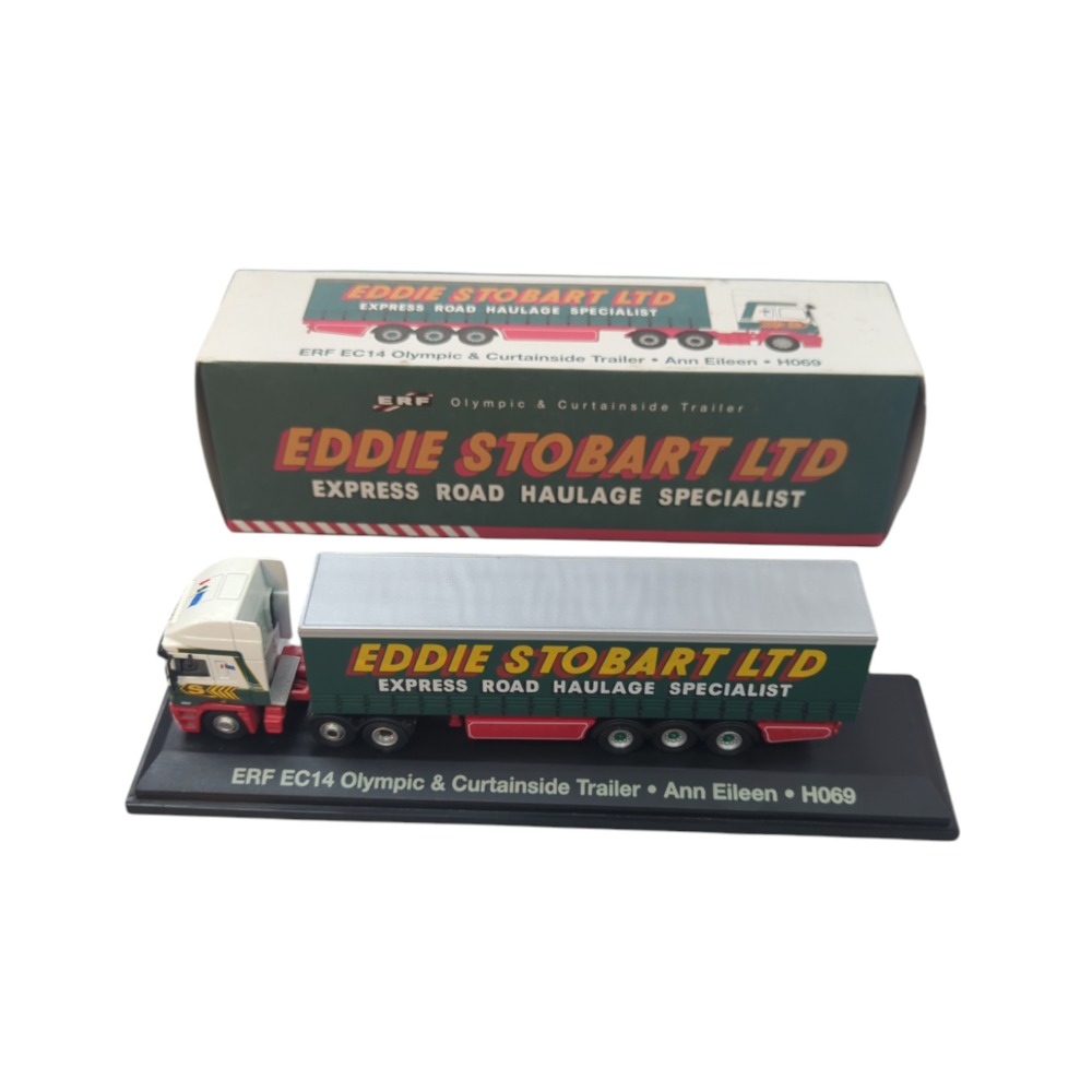 Eddie Stobart - ERF EC14 Olympic & Curtainside Trailer H069 - Own4Less